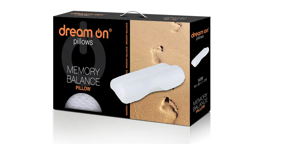 "Dream On" Memory Balance Jastuk od memorijske pene, 55x32x12 cm