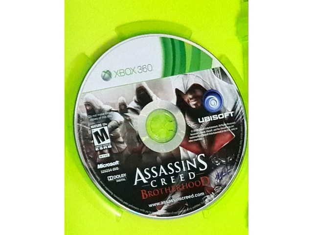 Assassins Creed Brotherhood XBOX360 samo disk NTSC