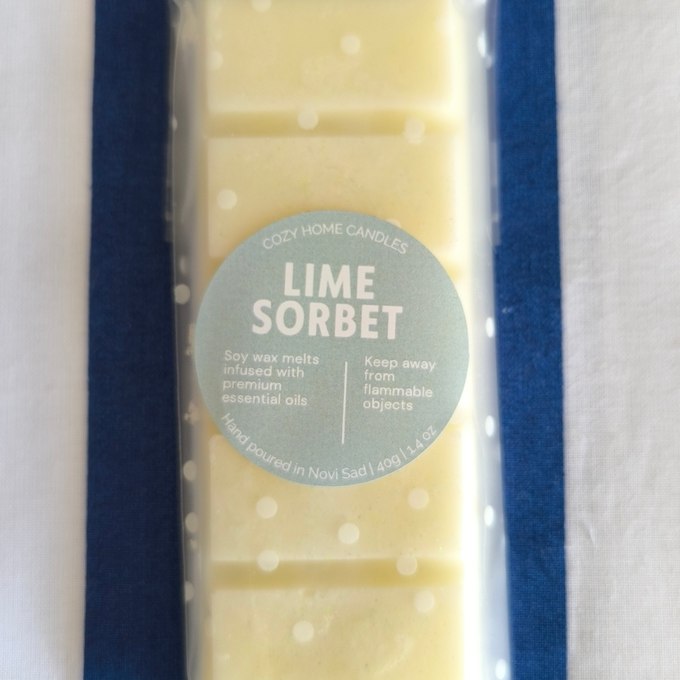 Lime sorbet wax melts, mirisni vosak za topljenje