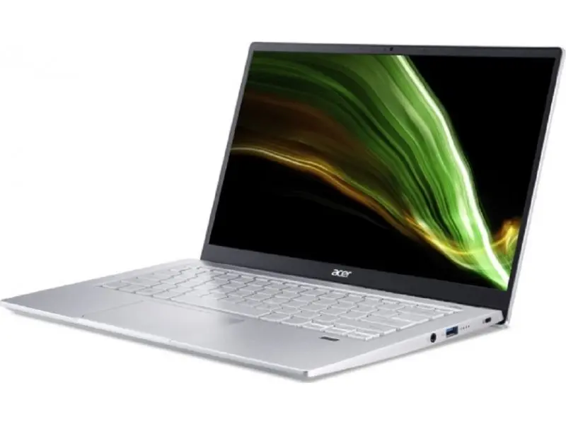 Acer Swift 3 SF314-43-R2B3 Laptop, FHD IPS, R5-5500U, 16GB, 512GB SSD, NX.AB1EX.017, Sivi
