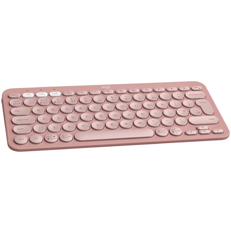 LOGITECH K380s Bluetooth Pebble Keys 2 US roze tastatura