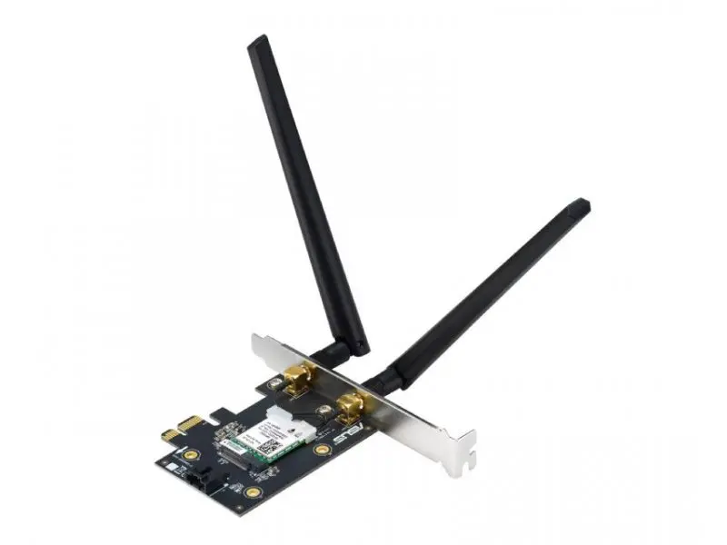 ASUS PCE-AX1800 Wi-Fi Adapter, CI Express, Crni