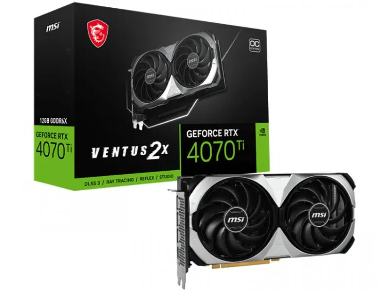 MSI NVidia GeForce RTX 4070 Ti Grafička karta 12GB 192bit RTX 4070 Ti VENTUS 2X 12G OC