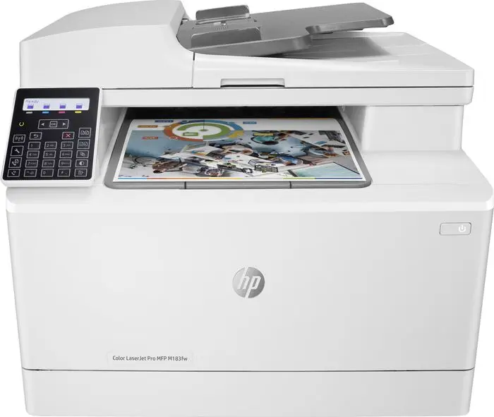 HP M183fw Multifunkcionalni štampač, Laserski, U boji, Beli