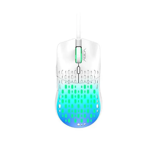 AULA Miš S11 PRO White/Blue Gaming