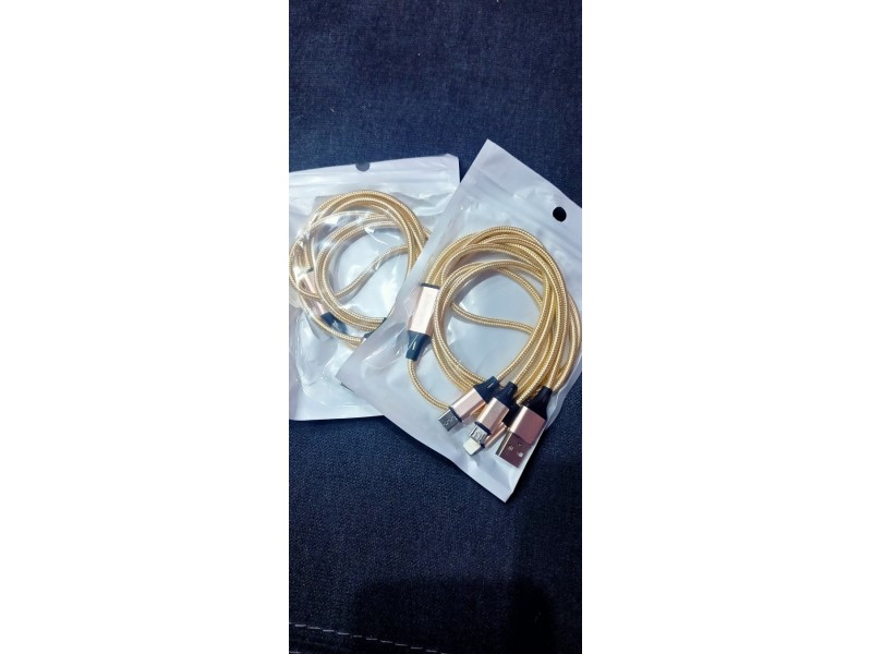 3 u 1 USB Kabel NOVO tri komada