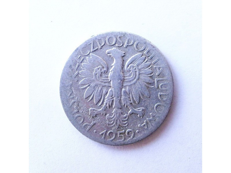 Poljska 5 zlota 1959
