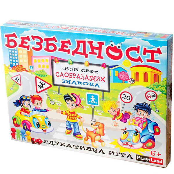 Bezbednost edukativna igra Play land PL138