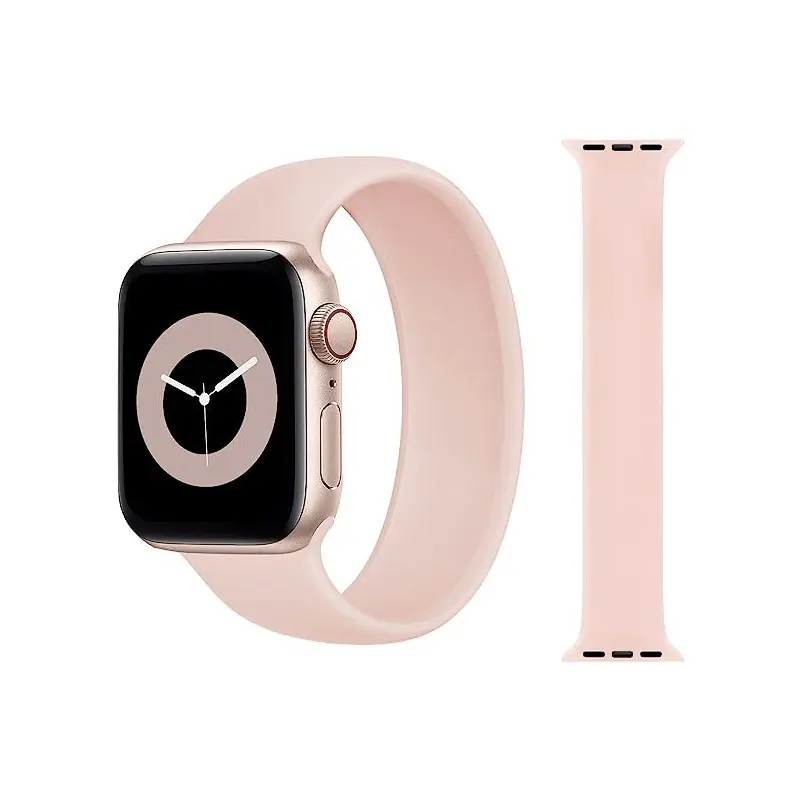 Apple Watch Solo Loop light, Roze M 38/ 39/ 41mm