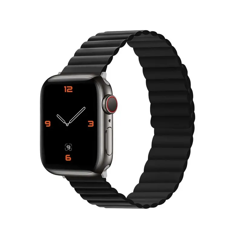 Silikonska narukvica za Apple Watch sa magnetom, Crna 38/ 40/ 41mm