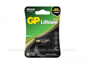 GP baterija Lithium Pro CR123A (CR17345/123)