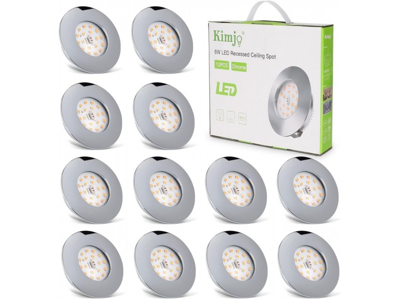 Ugradni LED PANELI Set 12 komada KIMJO 6W,3000K,600LM