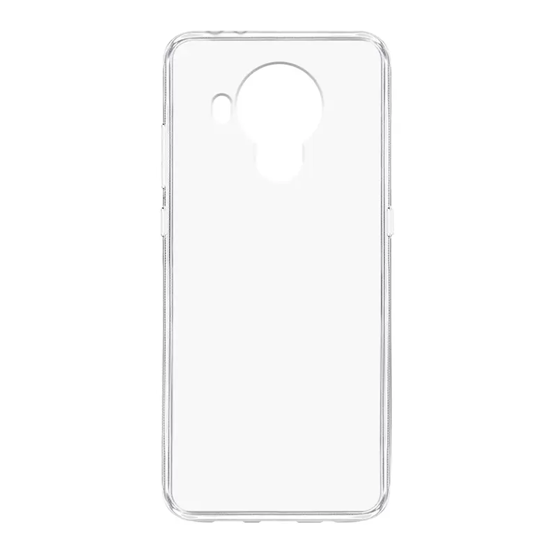 Maska za telefon ULTRA TANKI PROTECT silikon za Nokia 5.4 providna (bela)