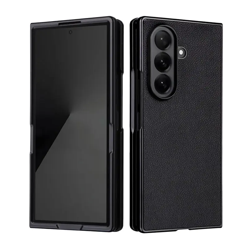 Maska za Samsung Galaxy Z Fold 7/ F966 Leather crna