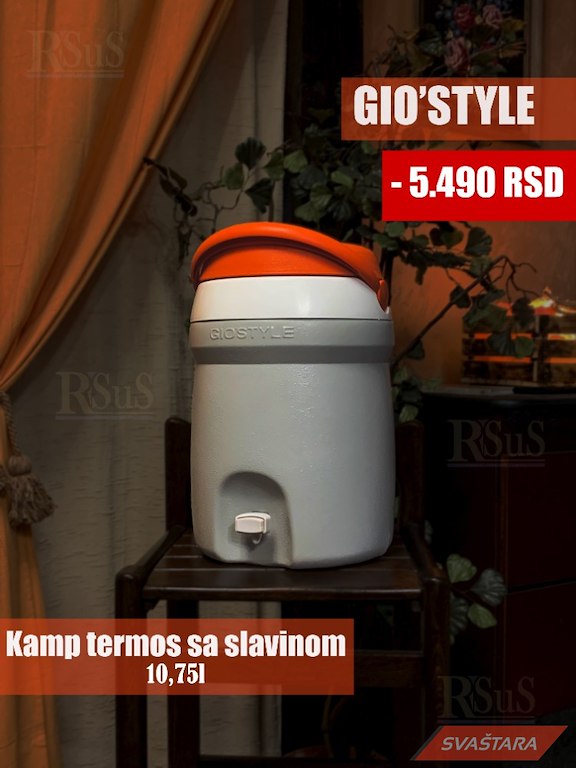 Kamp Termost sa slavinom (10.75l) - GIO'STYLE