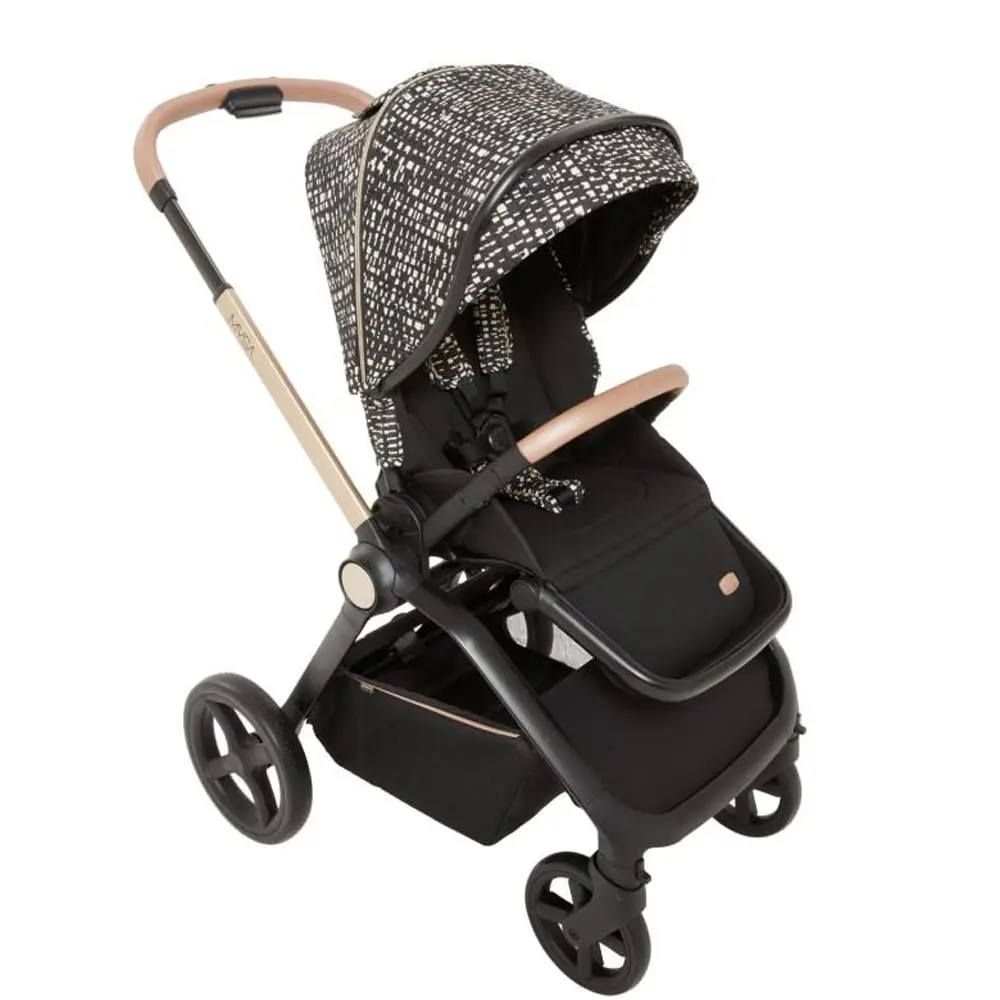 CHICCO Kolica za bebe Mysa Glam Re Lux crno-bela