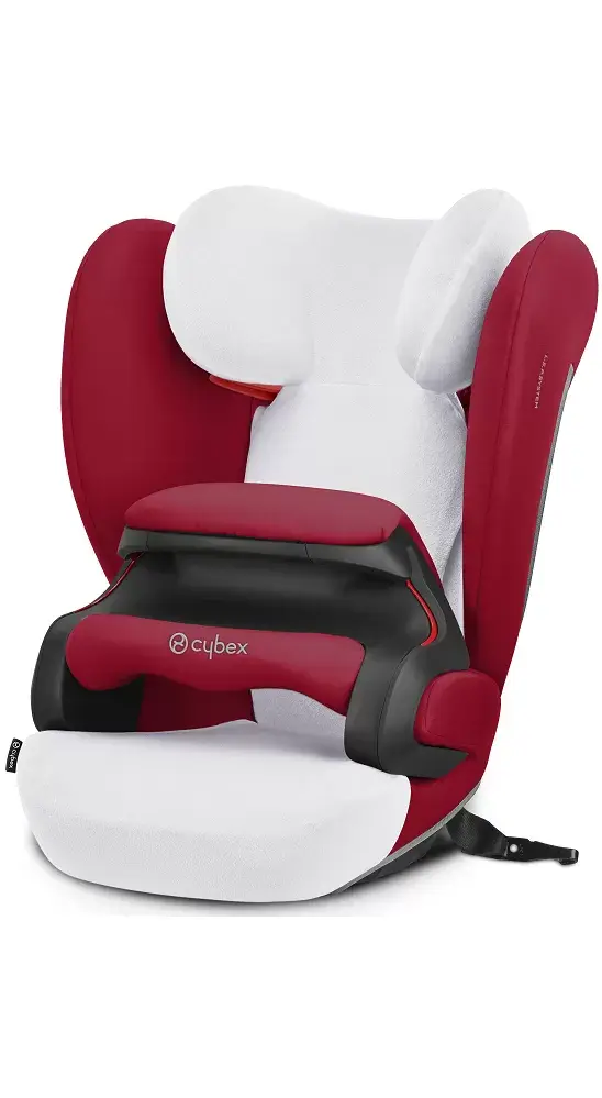 Cybex SOLUTION B Letnji pokrivač White, Belo-crveni