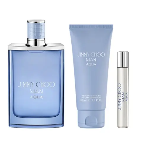 JIMMY CHOO Set za muškarce Aqua Toaletna voda edt, 100ml + Gel za tuširanje, 100ml + edt, 7.5ml