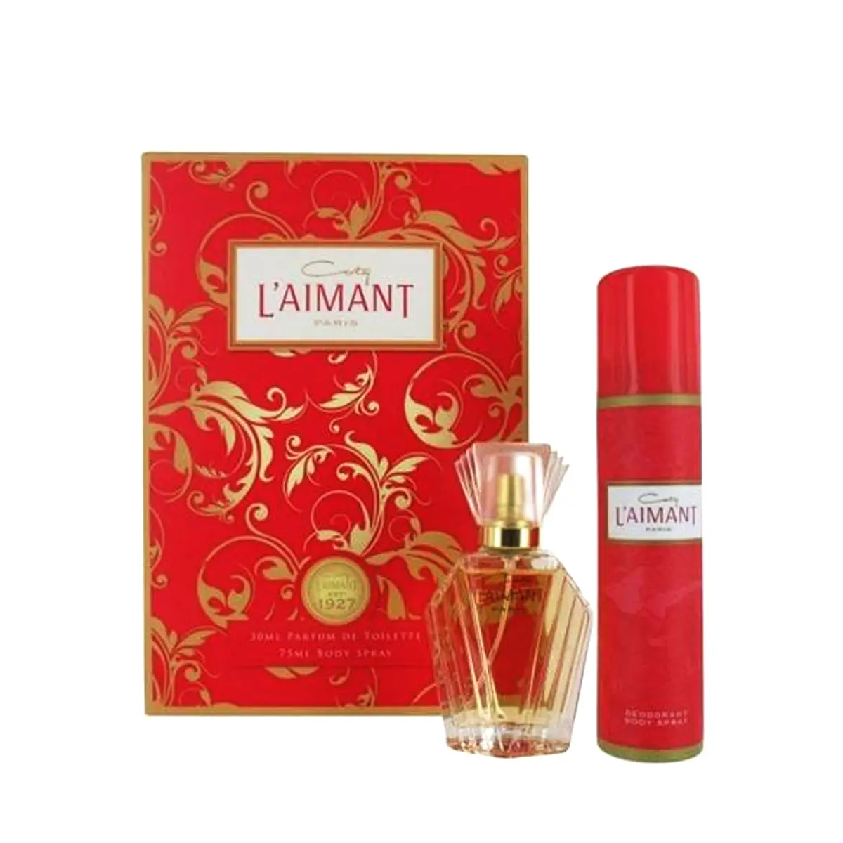 COTY Poklon set za žene L`aimant EDt 30 ml + dezodorans 75 ml