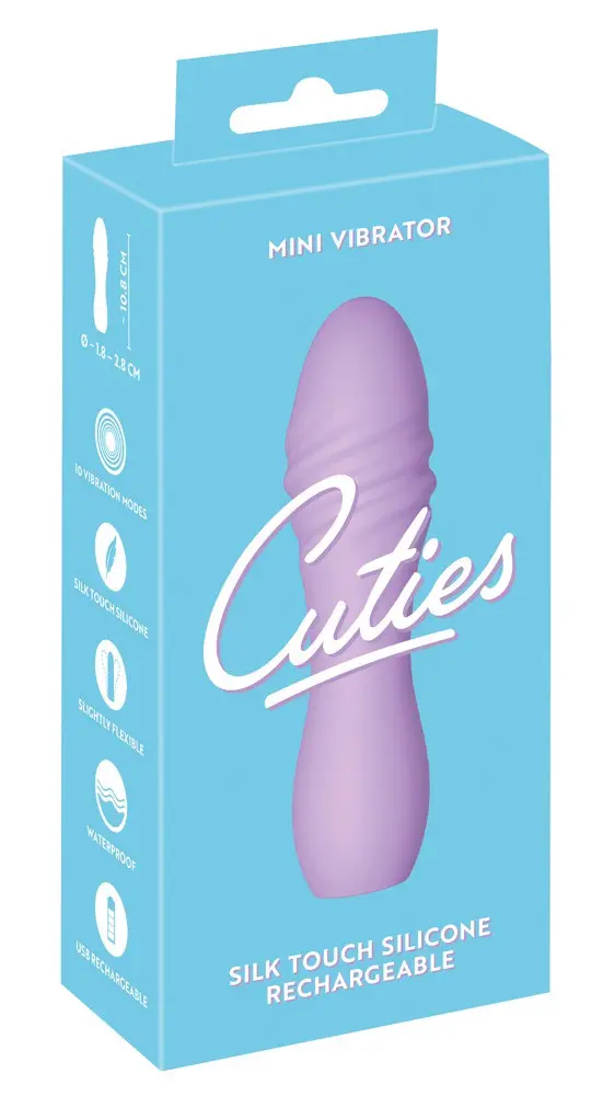 You2Toys Cuties 3 Mini vibrator, 7 režima vibracije, 12.5cm Ljubičasti