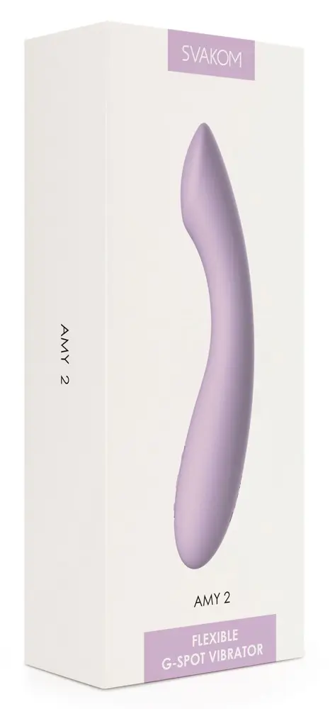 SVAKOM Amy 2 Vibrator, 5 režima vibracije, 5 brzina, Ljubičasti