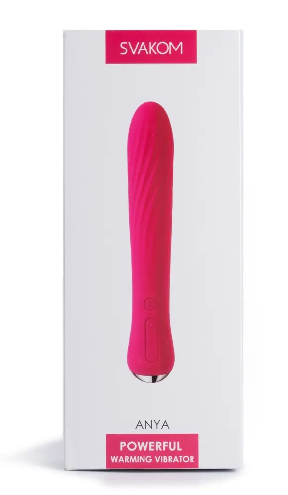 SVAKOM Anya Vibrator, 6 režima vibracije, 5 brzina, Roze