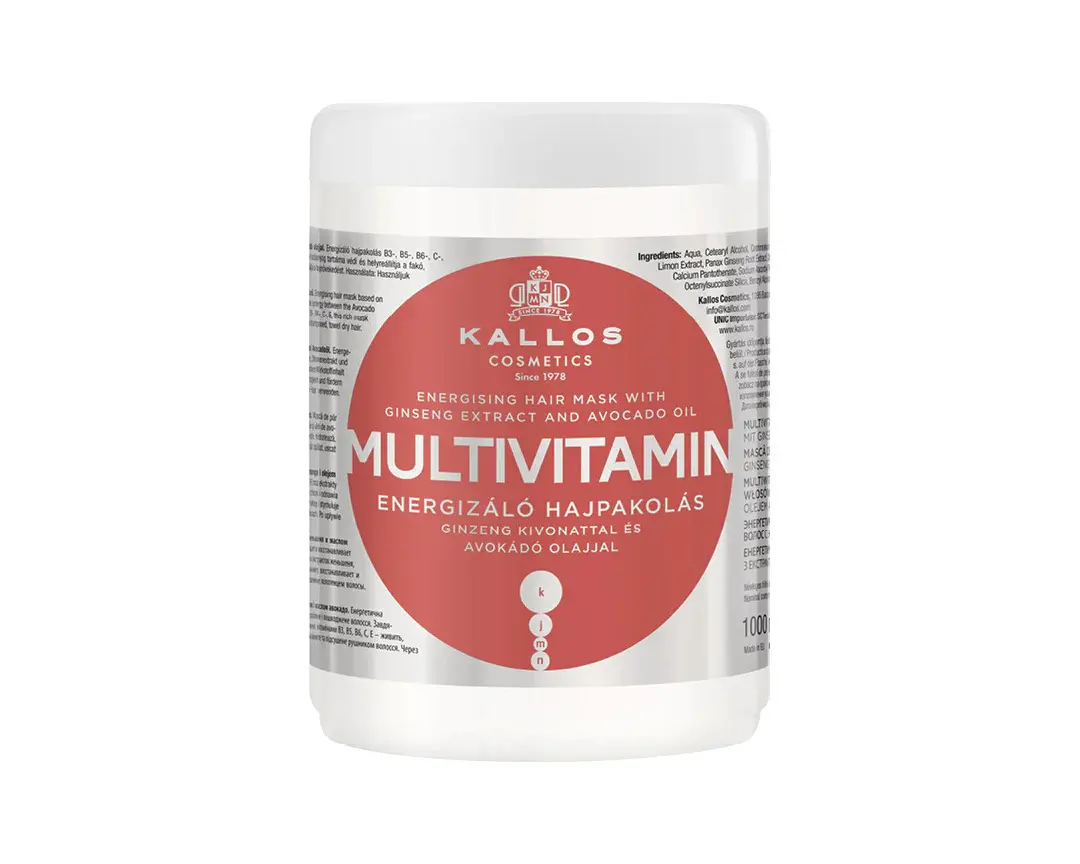 KALLOS Multivitamin Maska za kosu, 1000ml