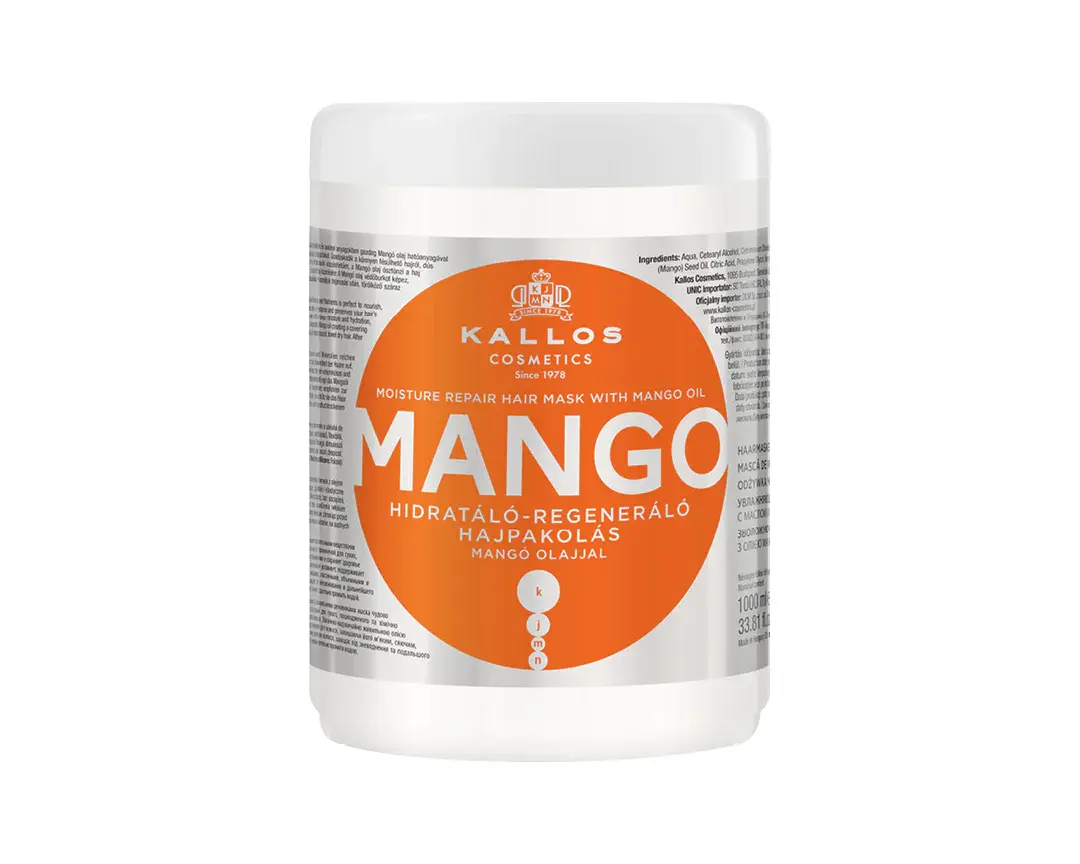 KALLOS Mango Maska za kosu, 1000ml