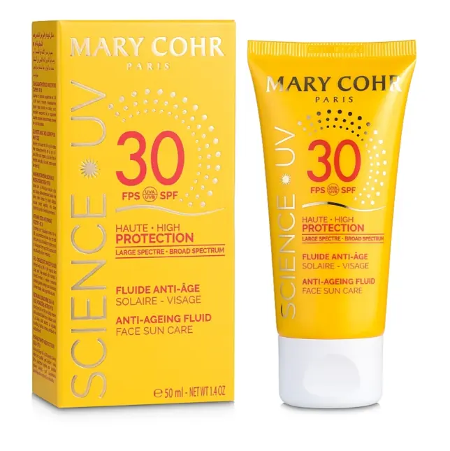 Mary Cohr Anti-age fluid za lice za zaštitu od sunca SPF30, 50 ml