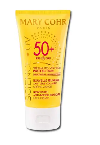 Mary Cohr New Youth Anti-age krema za lice za zaštitu od sunca SPF 50+, 50 ml