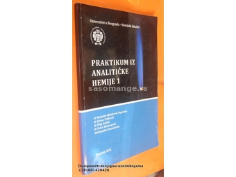 Praktikum iz analitičke hemije 1 Milojković-Opsenica Trifković (SM2a)