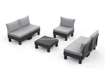 KETER Baštenski set Cantara elements 5 seater/ grafit