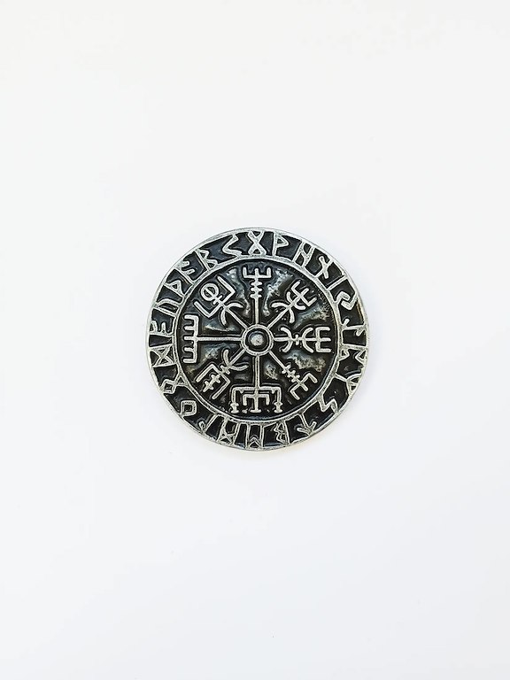 ROD Magnet Vegvisir, Boja srebra