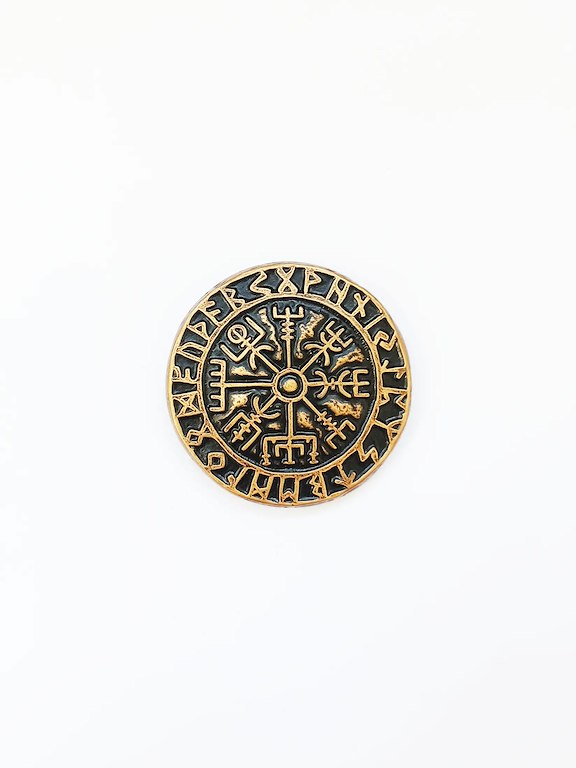 ROD Magnet Vegvisir, Boja bronze