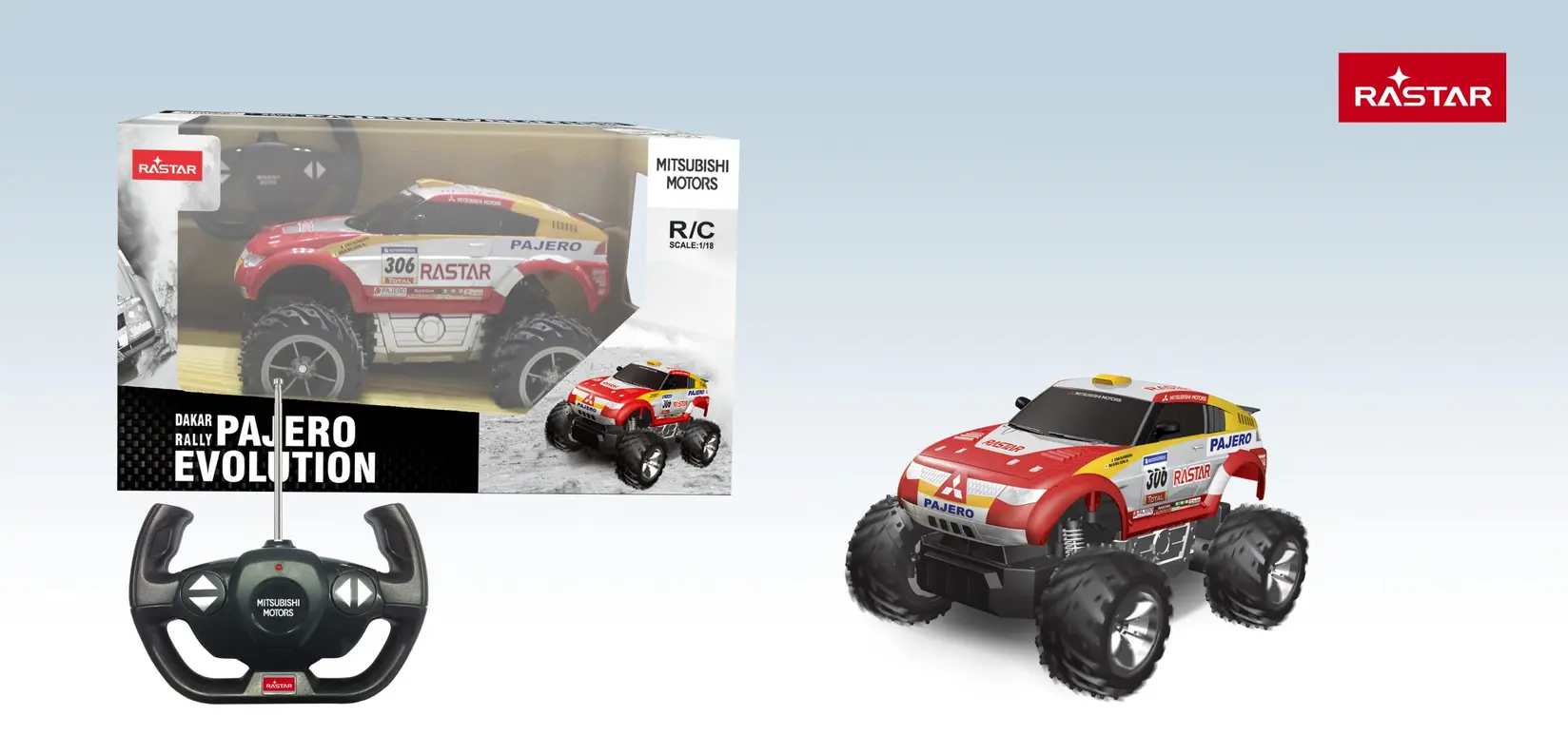 RASTAR Autić na daljinsko upravljanje R/C 1:18 PAJERO