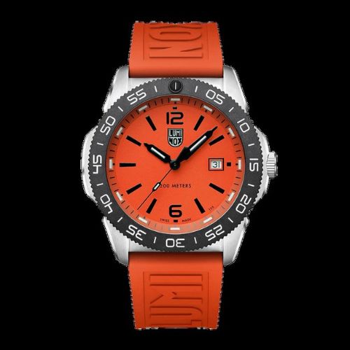 Lum 3129, orange dial, orange ctf strap