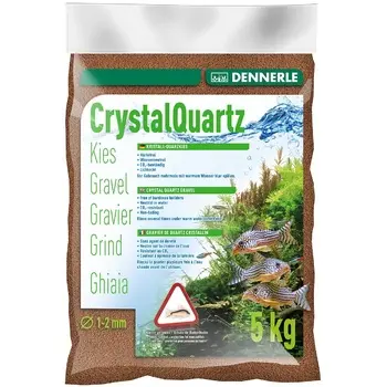 Dennerle Crystal Quartz Gravel Šljunak za akvairjum, 5kg , Krem