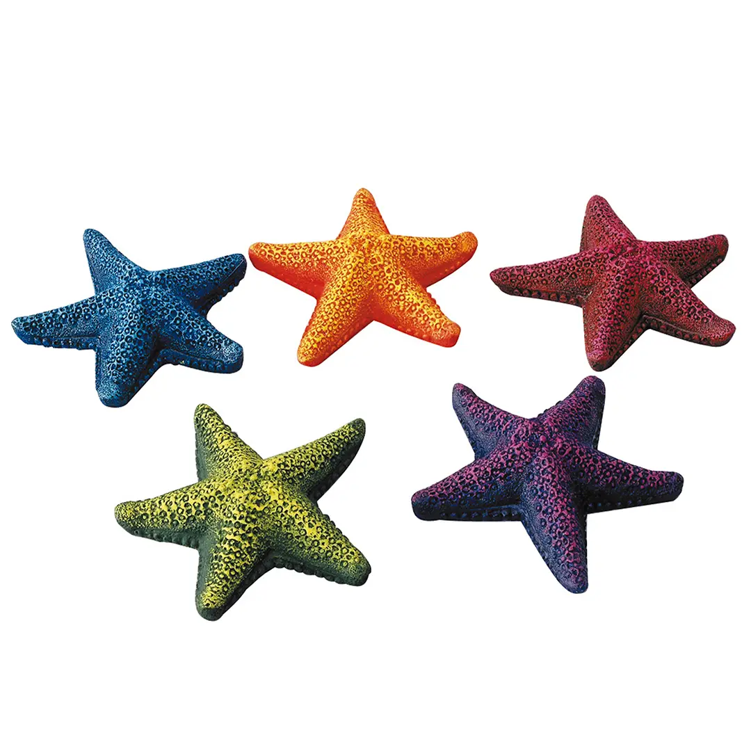 Duvo+ Starfish Dekoracija za akvarijum, 8.5cm, Crvena