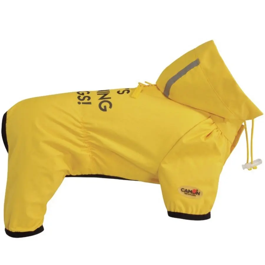 Camon Nuvola Kišni mantil za pse, Žuti, 24 cm