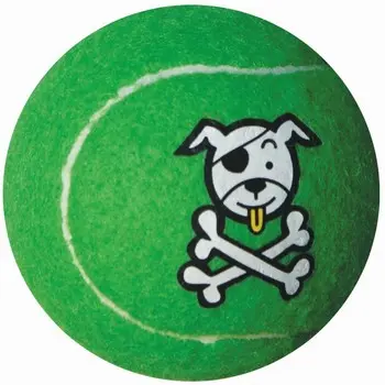 Rogz Molecule Proton Igračka za pse Teniska lopta od gume, L, 8cm, Zelena