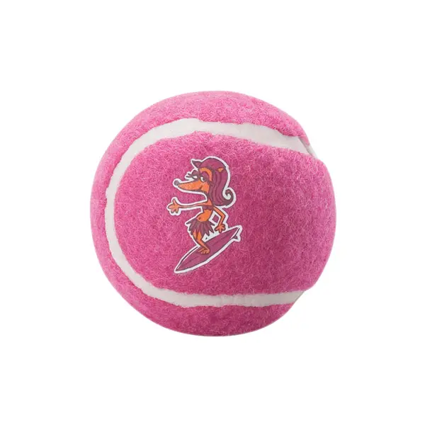 Rogz Molecule Proton Igračka za pse Teniska lopta od gume, L, 8cm, Roze