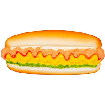 Duvo+ Igračka za pse Latex Hot Dog, 16x7x6cm