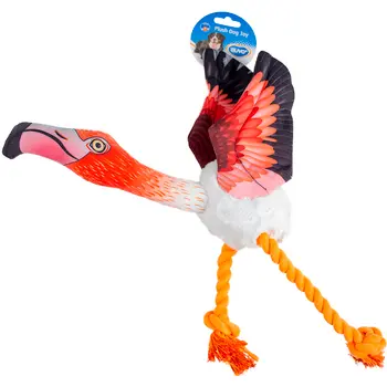 Duvo+ Igračka za pse Pluche Flying Flamingo, 10x30x43.5cm