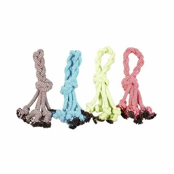 Duvo+ Igračka za pse Scooby Rope Knot With Loop 4705093 30.5cm, Žuta