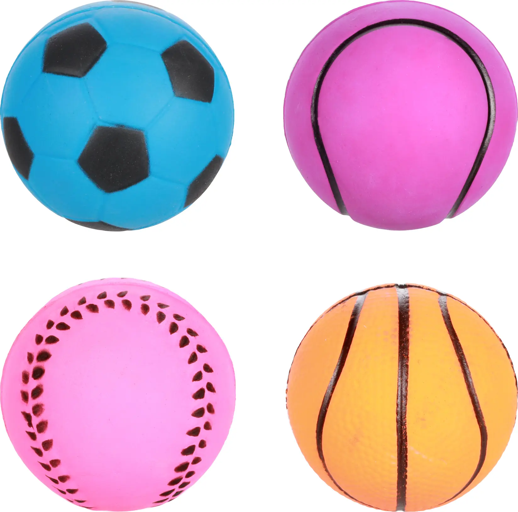 Flamingo Igračka za pse Spongeball Sport Neon, Plava