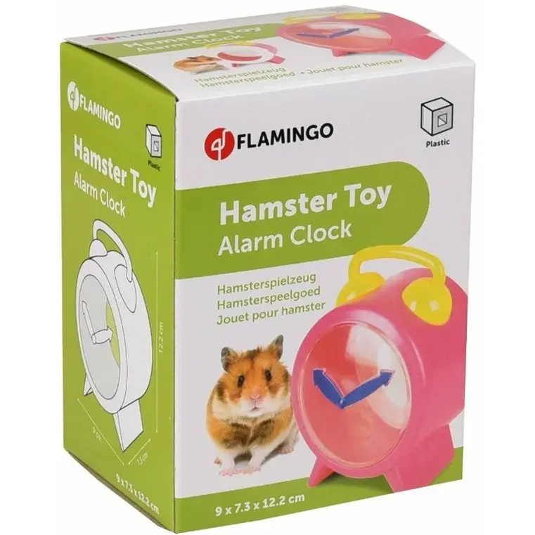 Flamingo Igračka za hrčke Alarm Clock, 8,5x7,5x12cm