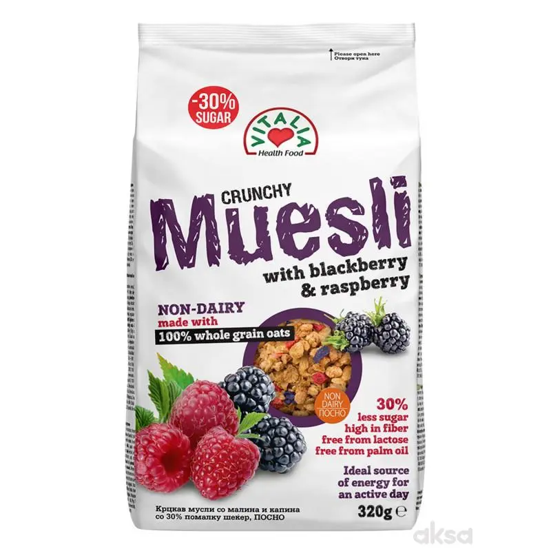 Vitalia Crunchy Musli Malina, 320g