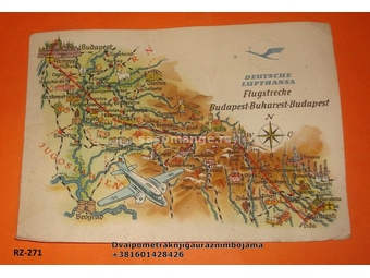 Deutsche Lufthansa Flugstrecke Budapest Bukarestbudapest (RZ-271)
