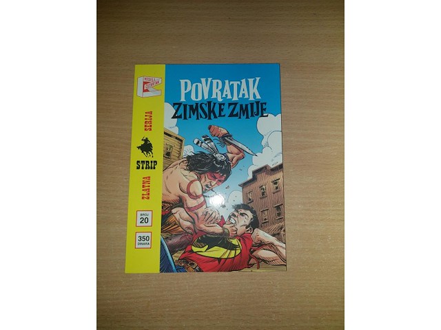 Zlatna serija 20 Zagor Povratak Zimske zmije