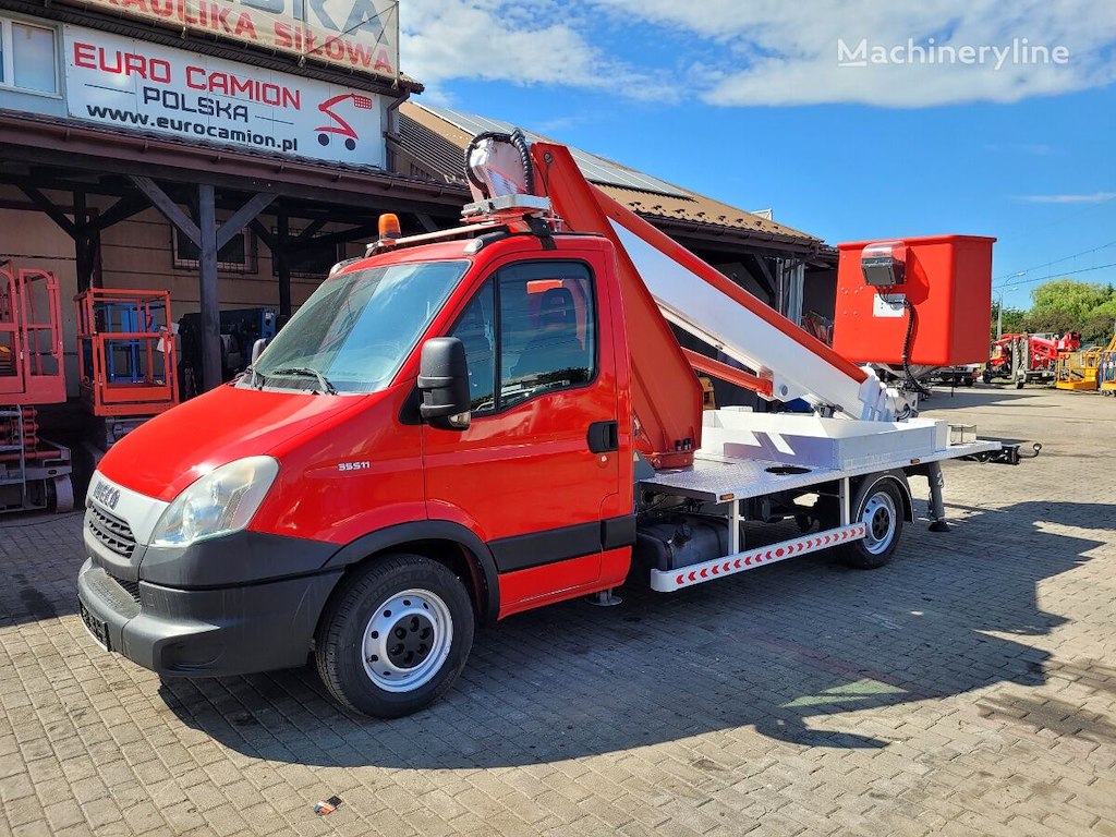 IVECO Daily 35S11 - Multitel MT202DS - 20m bucket truck boom lift auto dizalica s korpom